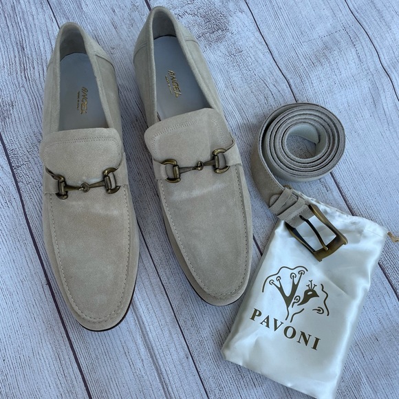 Angel | Shoes | Mens Pavoni Vero Cuoio Italian Leather Loafers With ...